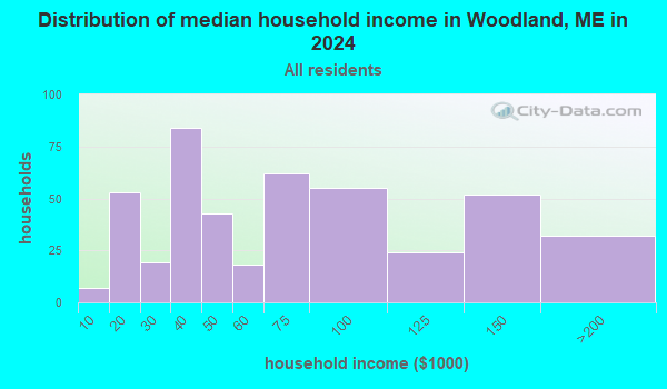 Woodland, Maine (ME 04694) profile: population, maps, real estate ...