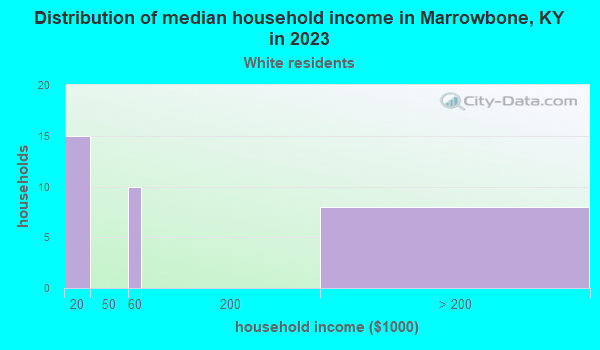 Marrowbone, Kentucky (KY) income map, earnings map, and wages data