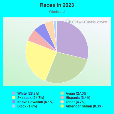 Windward neighborhood in Kailua, Hawaii (HI), 96734, 96744, 96795 ...