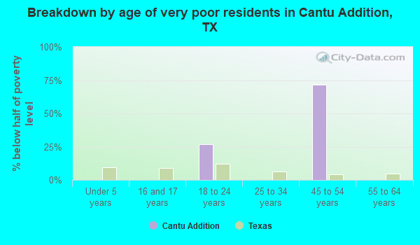 Cantu Addition, Texas (TX) poverty rate data - information about poor ...