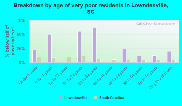 Lowndesville, South Carolina (SC) poverty rate data - information about ...