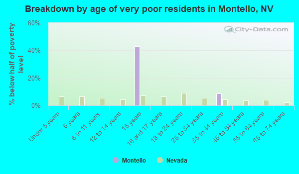 Montello, Nevada (NV) poverty rate data - information about poor and ...