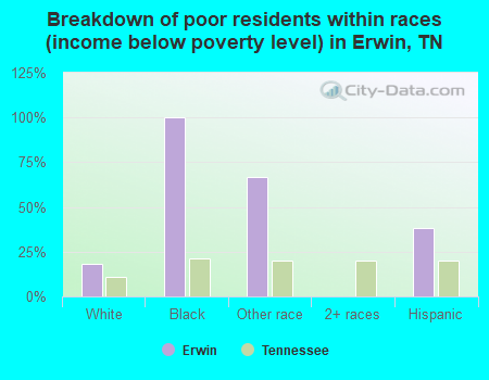 Erwin, Tennessee (TN) poverty rate data - information about poor and ...