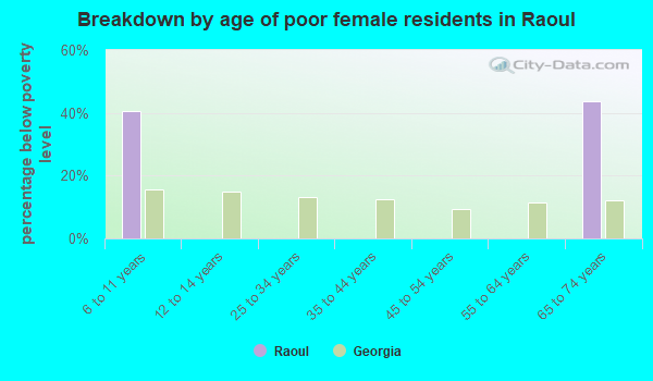 Raoul, Georgia (GA) poverty rate data - information about poor and low ...