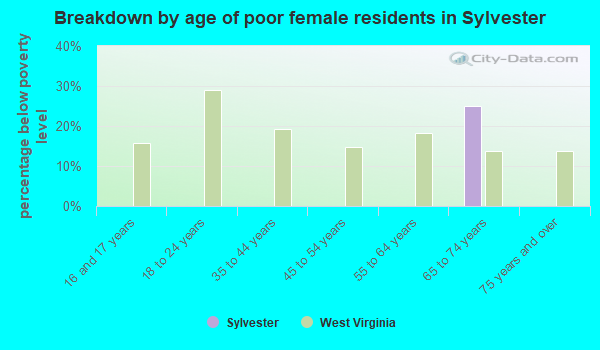 Sylvester, West Virginia (WV) poverty rate data - information about ...