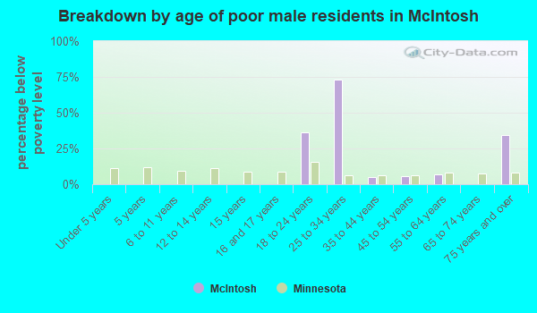 McIntosh, Minnesota (MN) poverty rate data - information about poor and ...