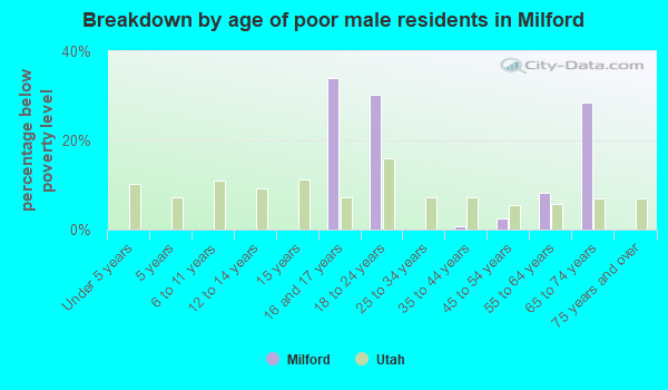 Milford, Utah (UT) poverty rate data - information about poor and low ...