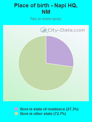 Races in Napi HQ, New Mexico (NM): White, Black, Hispanic, Asian ...