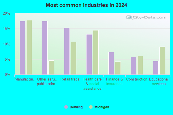 Dowling, Michigan (MI 49050, 49058) profile: population, maps, real ...