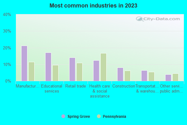 Spring Grove, Pennsylvania (PA 17362) profile: population, maps, real ...