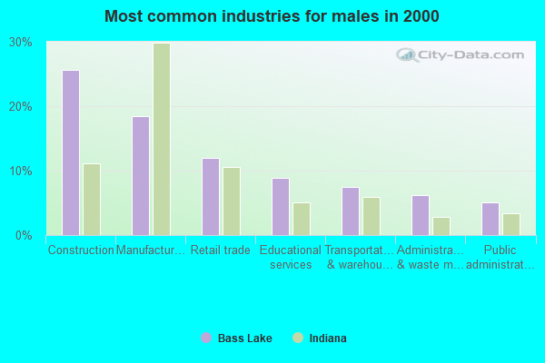 Bass Lake, Indiana (IN 46534, 46960) profile: population, maps, real ...