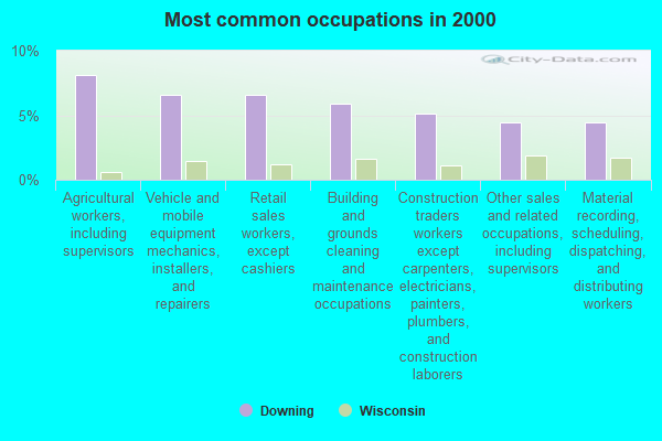 Downing, Wisconsin (WI 54734) profile: population, maps, real estate ...