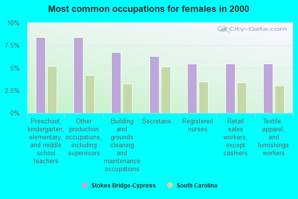 Stokes Bridge-Cypress, South Carolina (SC 29010) profile: population ...