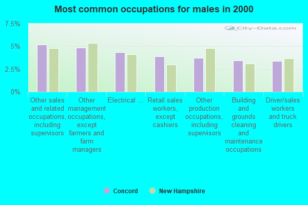 Concord, New Hampshire (NH 03301, 03303) profile: population, maps ...