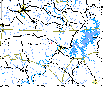 Clay County, Tennessee detailed profile - houses, real estate, cost of ...