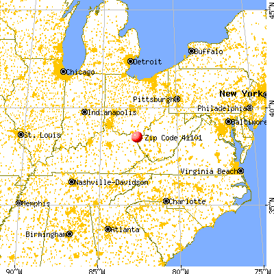 41101 Zip Code (Ashland, Kentucky) Profile - homes, apartments, schools ...