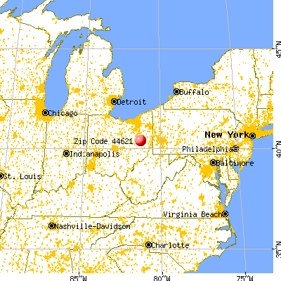 44621 Zip Code (Dennison, Ohio) Profile - homes, apartments, schools ...