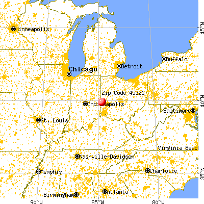 45321 Zip Code (Eldorado, Ohio) Profile - homes, apartments, schools ...