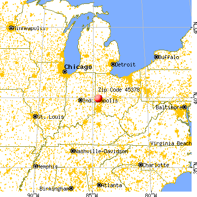 45378 Zip Code (Verona, Ohio) Profile - homes, apartments, schools ...