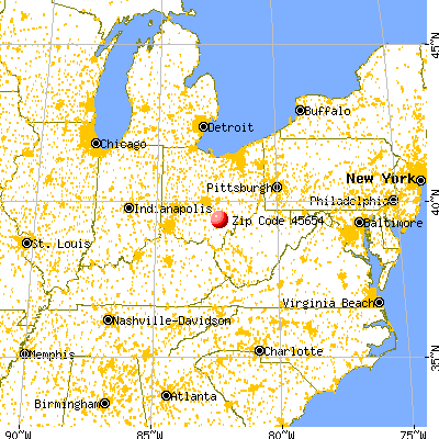45654 Zip Code (Ohio) Profile - homes, apartments, schools, population ...