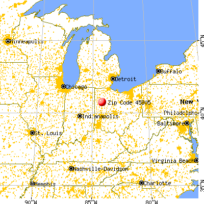 Lima Ohio Zip Code Map - Map