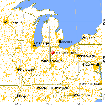 45863 Zip Code (Middle Point, Ohio) Profile - homes, apartments ...