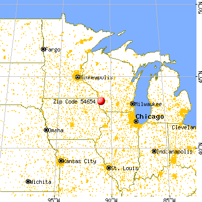 54654 Zip Code (Wisconsin) Profile - homes, apartments, schools ...