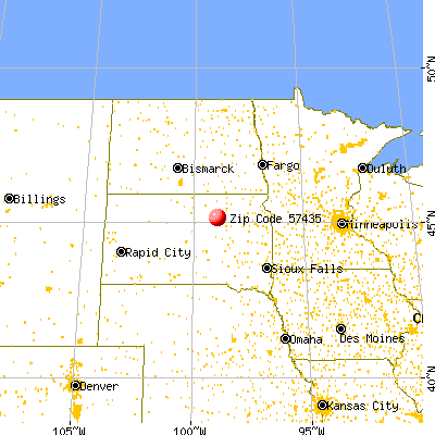 57435 Zip Code (Cresbard, South Dakota) Profile - homes, apartments ...