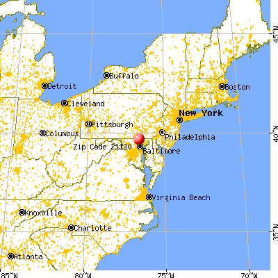 21120 Zip Code (Maryland) Profile - homes, apartments, schools ...