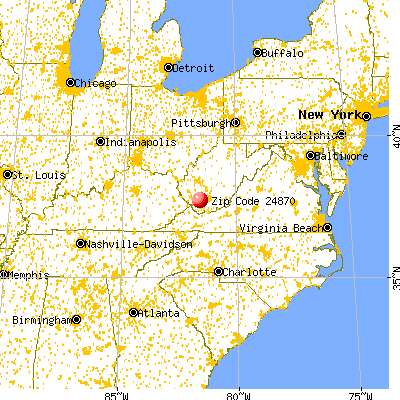 24870 Zip Code (Oceana, West Virginia) Profile - homes, apartments ...